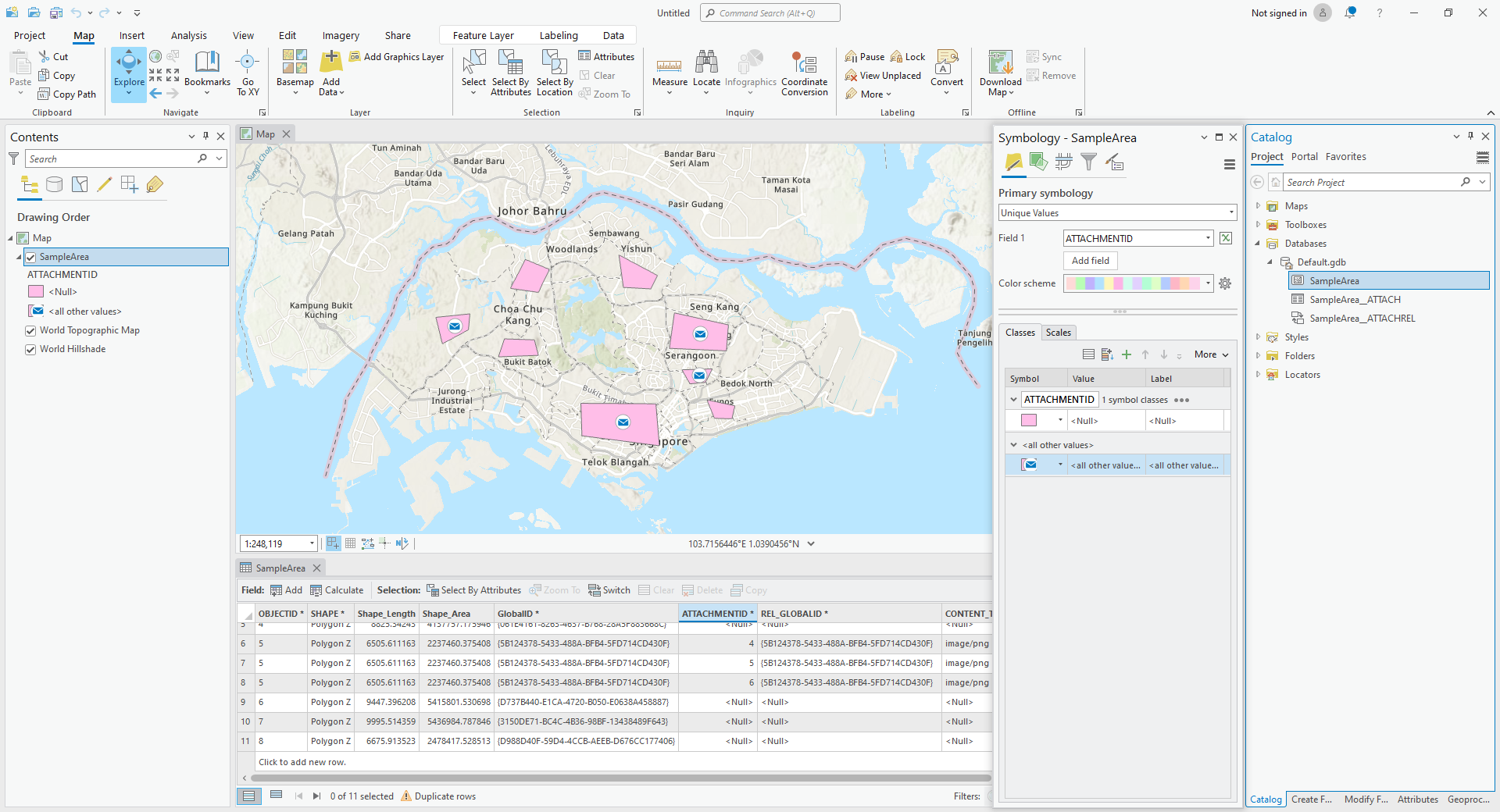 Solved: Label or symbolize polygons containing attachments - Esri Community