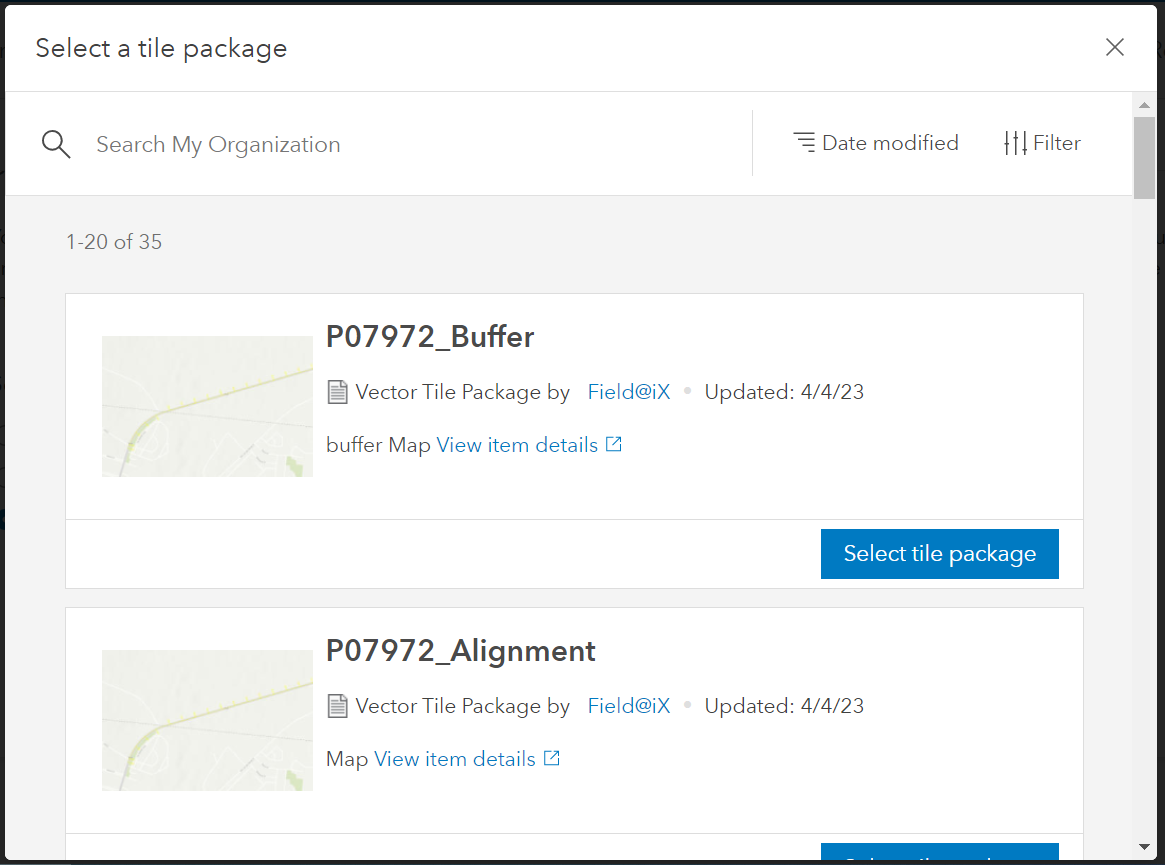Tile Package Not Showing In Offline Basemap Dialog Esri Community