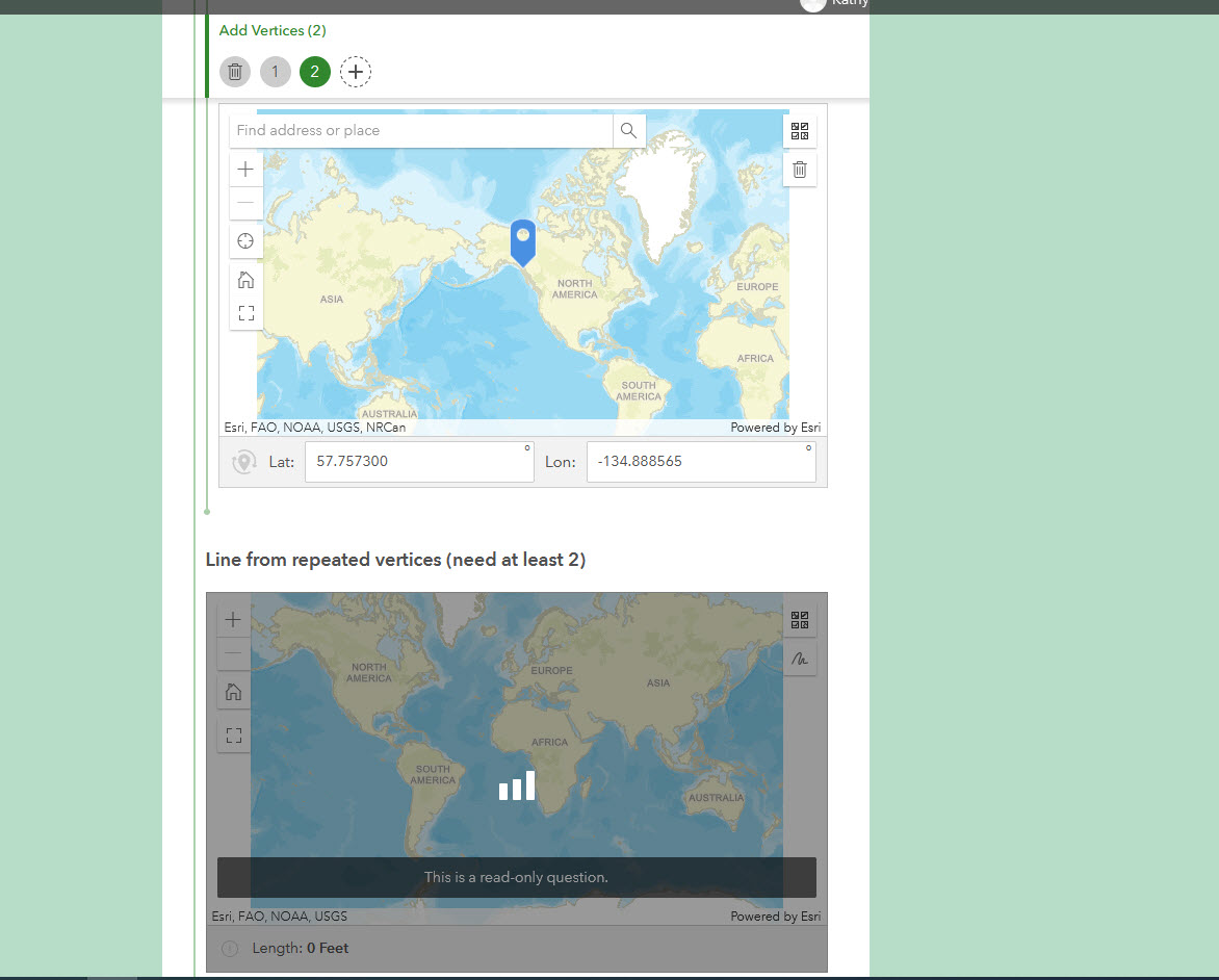Solved: Points to Line in Survey123 Web Form - Esri Community