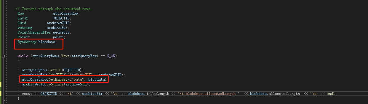 Read Blob Field Data Sizewith FileGDBAPI By C++ - Esri Community