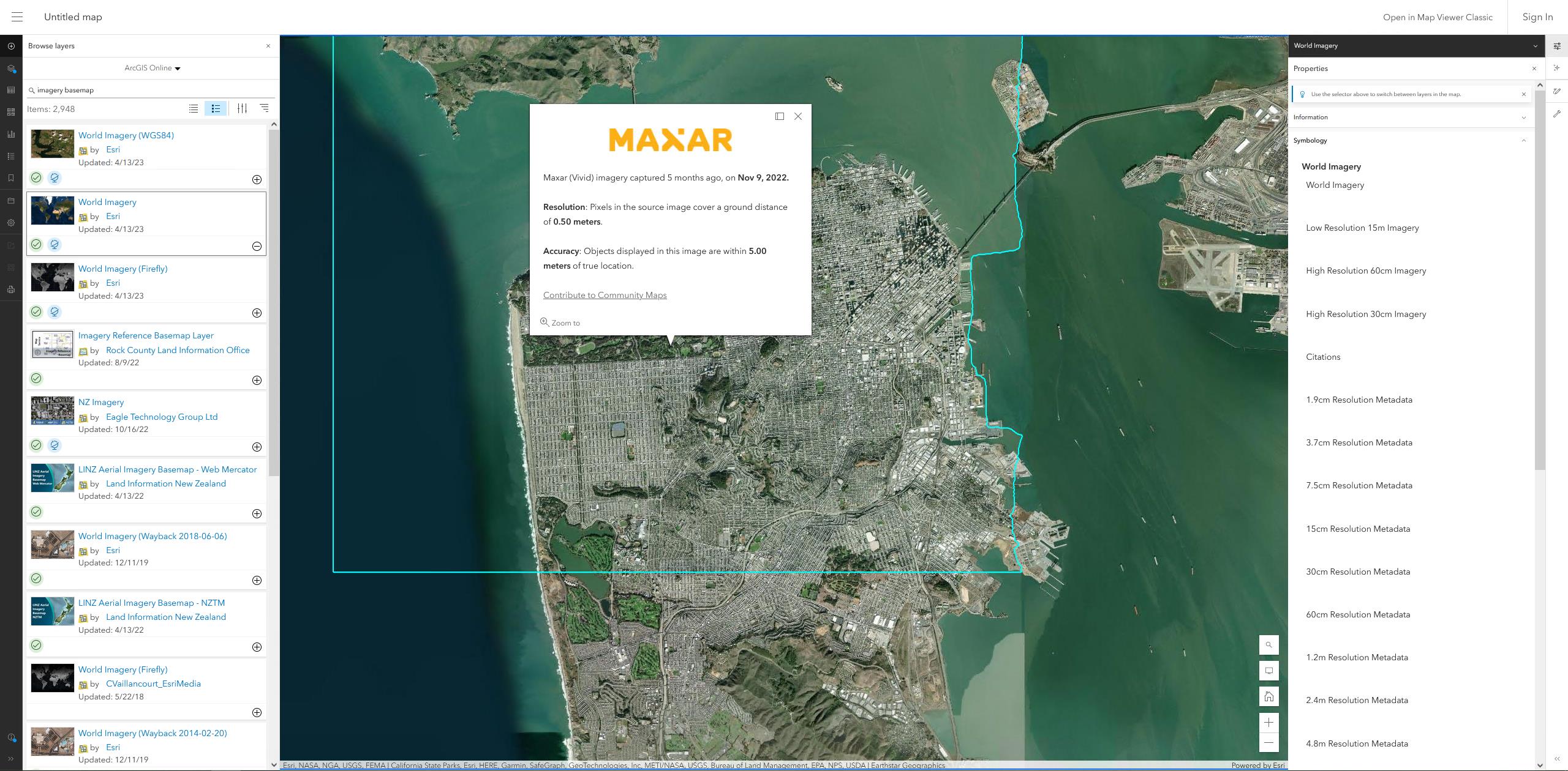 imagery capture dates - Esri Community