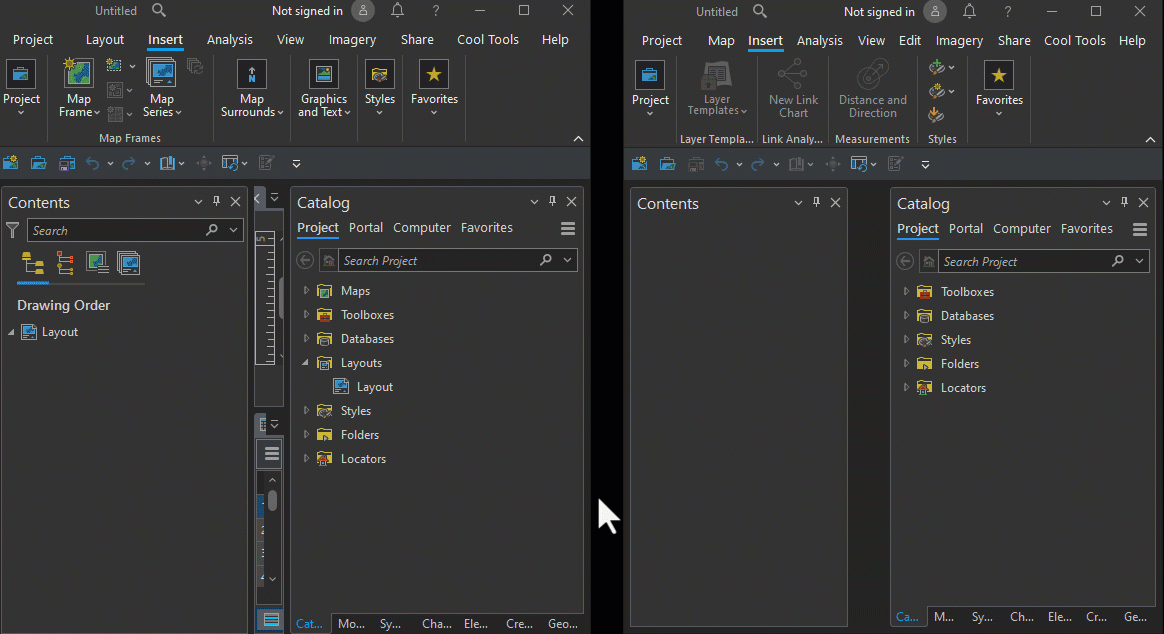 Drag and drop a layout to a new aprx - Esri Community