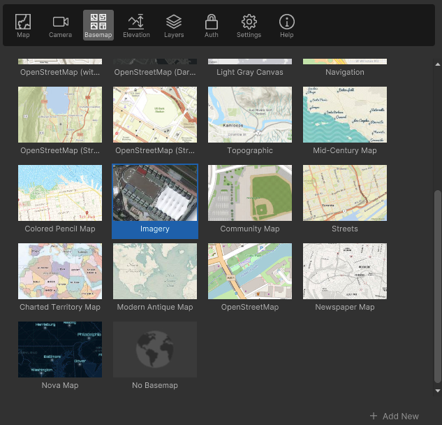 can arcgis map display old style 2d map? - Esri Community