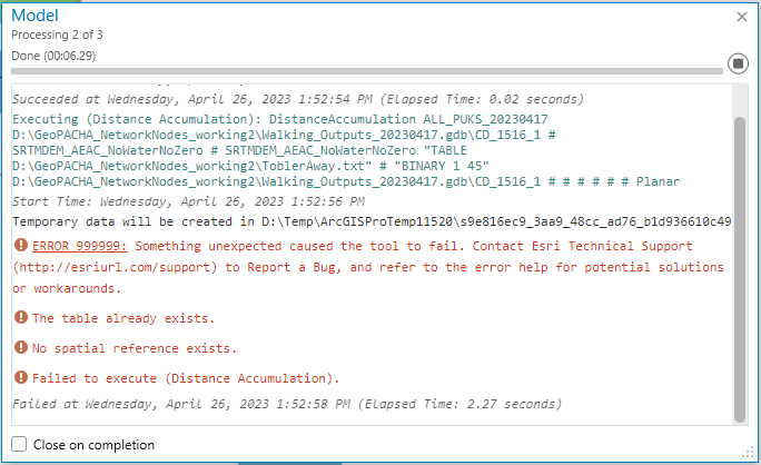 Raster analysis incomplete - Distance Accumulation - Esri Community
