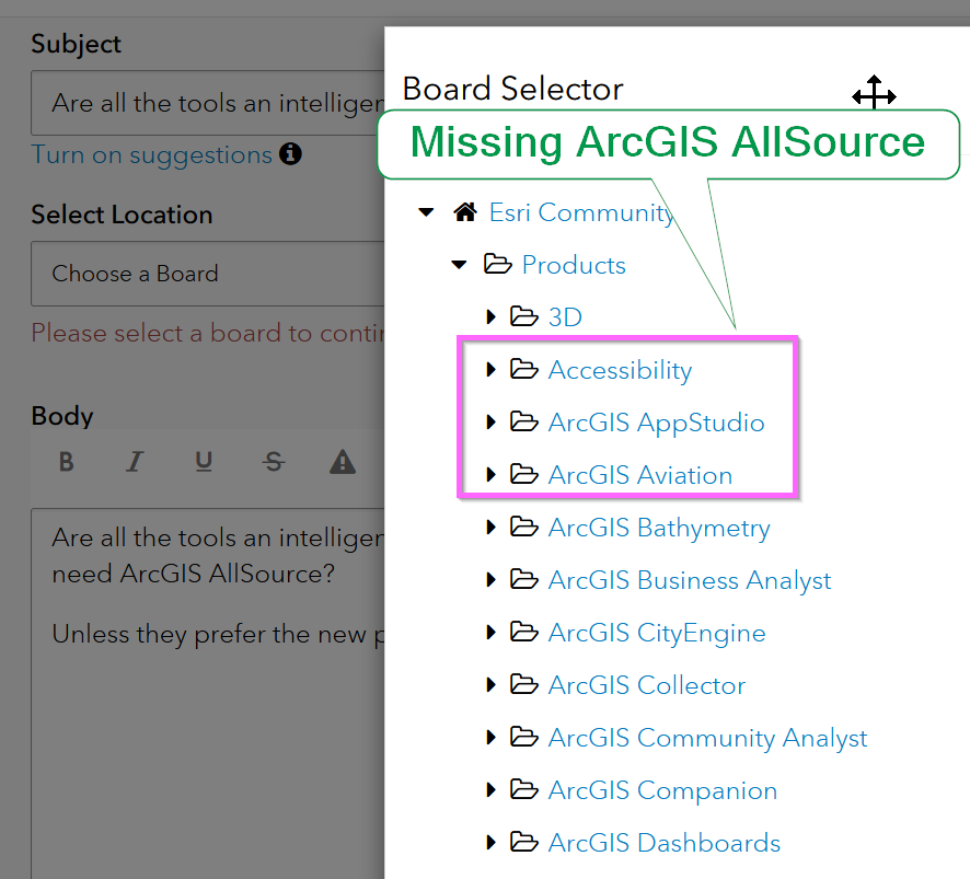 Are all the tools an intelligence professional nee... - Esri Community