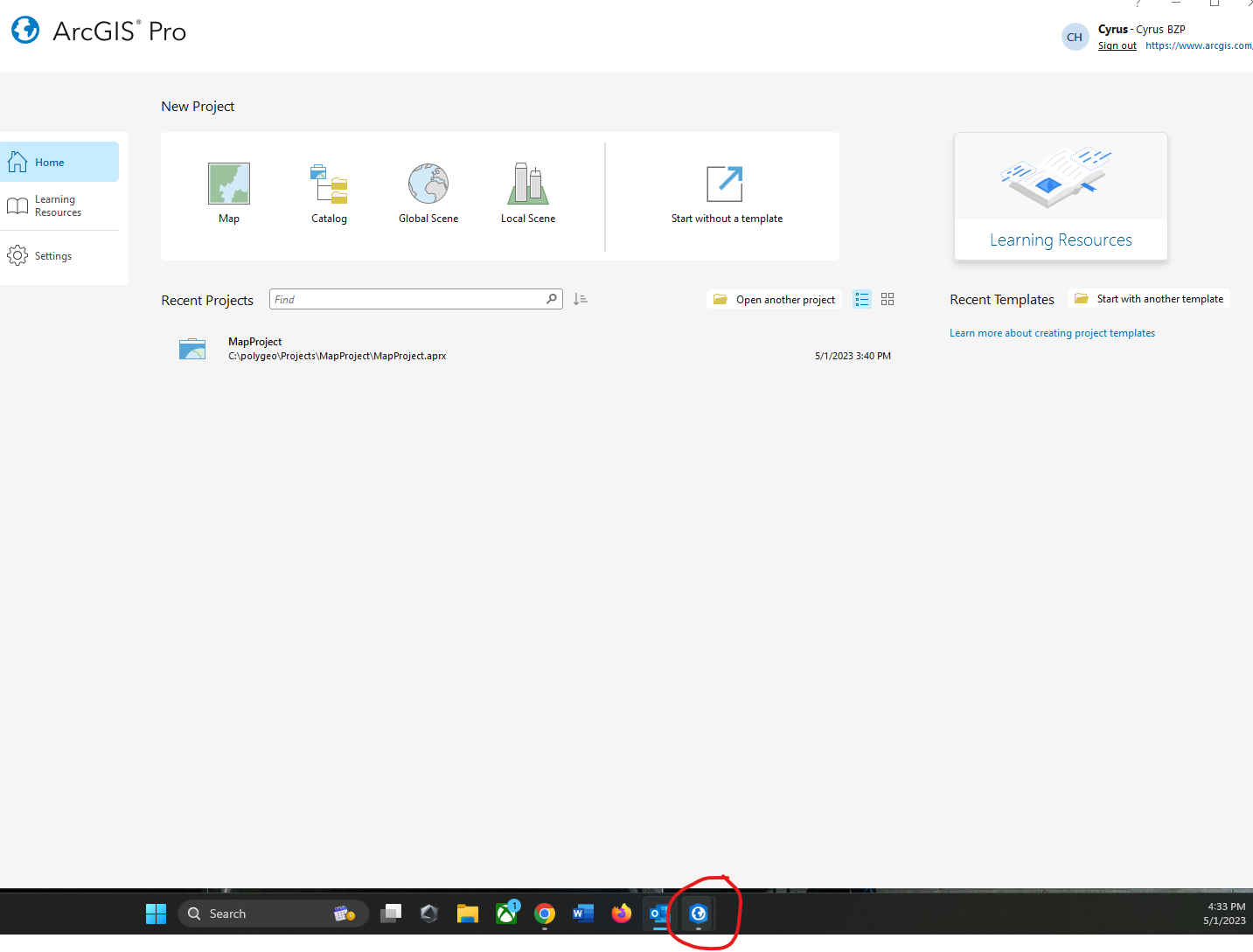 New project won't open - Esri Community
