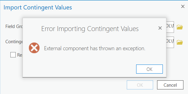 Solved: Import Contingency Values - Esri Community