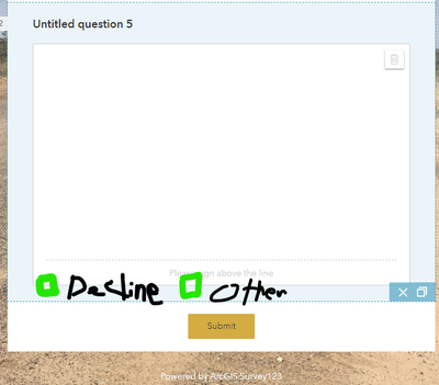 Declined Signature Option within Signatures - Esri Community