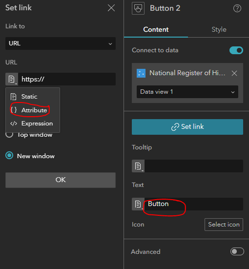 Experience Builder list attribute URL not working - Esri Community