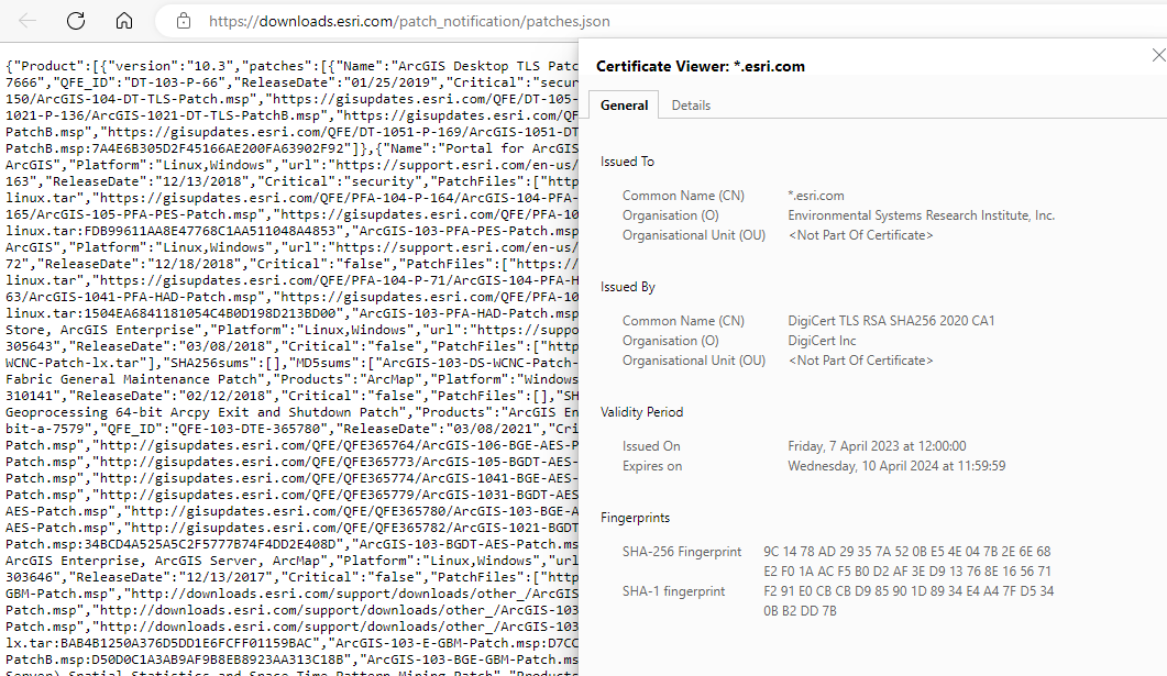 Patching ArcGIS Enterprise - Esri Community