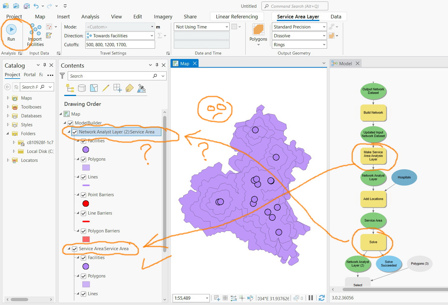 ArcGIS Pro 3.0.2: Why the “service area” group lay... - Esri Community