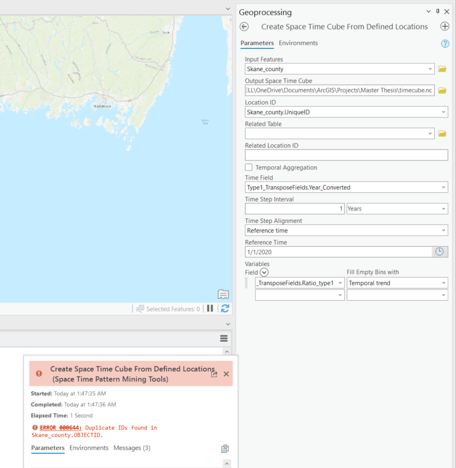 Issue with Location ID while generating Time Cube ... - Esri Community