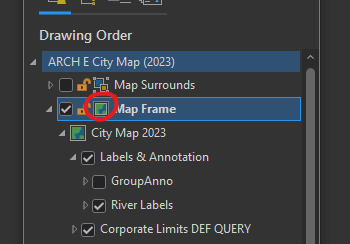 Activate map frame from TOC button - Esri Community
