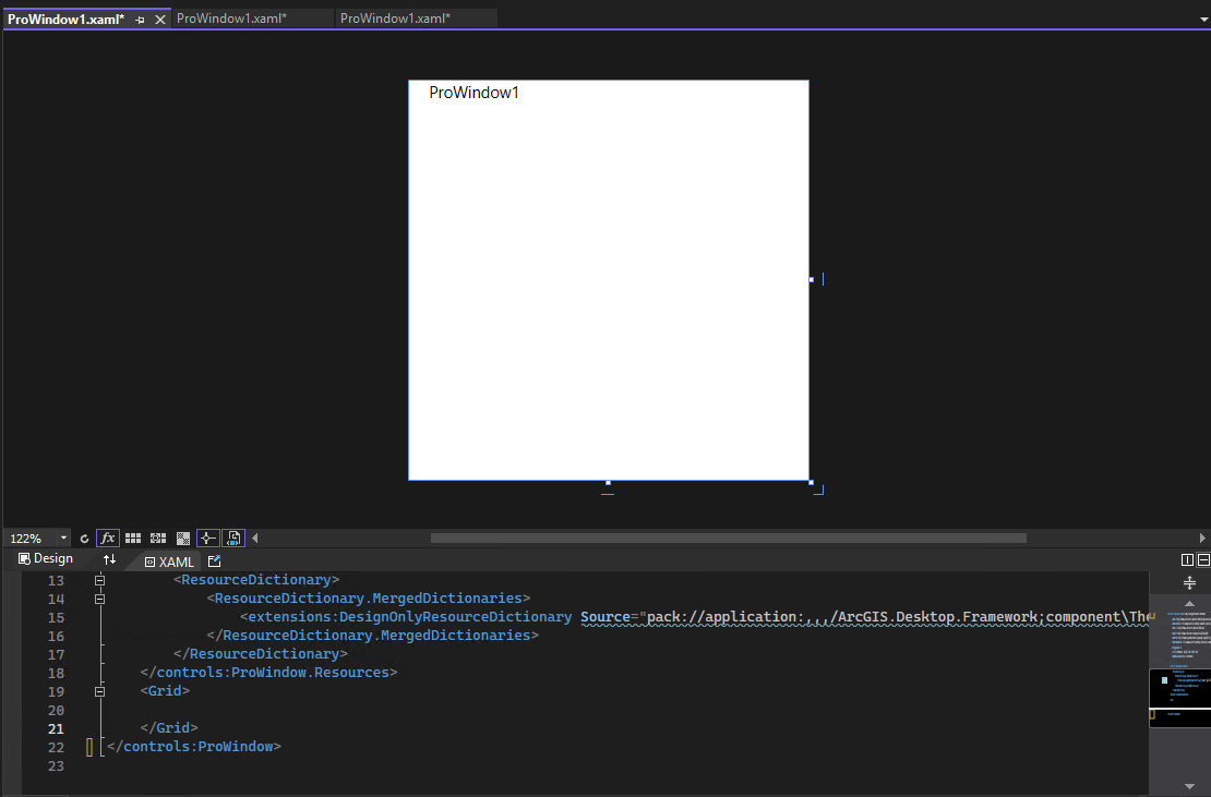 Solved: XAML Designer for ProWindow missing after Visual S... - Esri Community