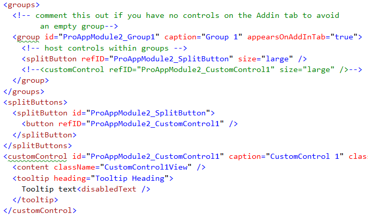 Solved: Custom Ribbon Button Drop Down in Add-in - Esri Community