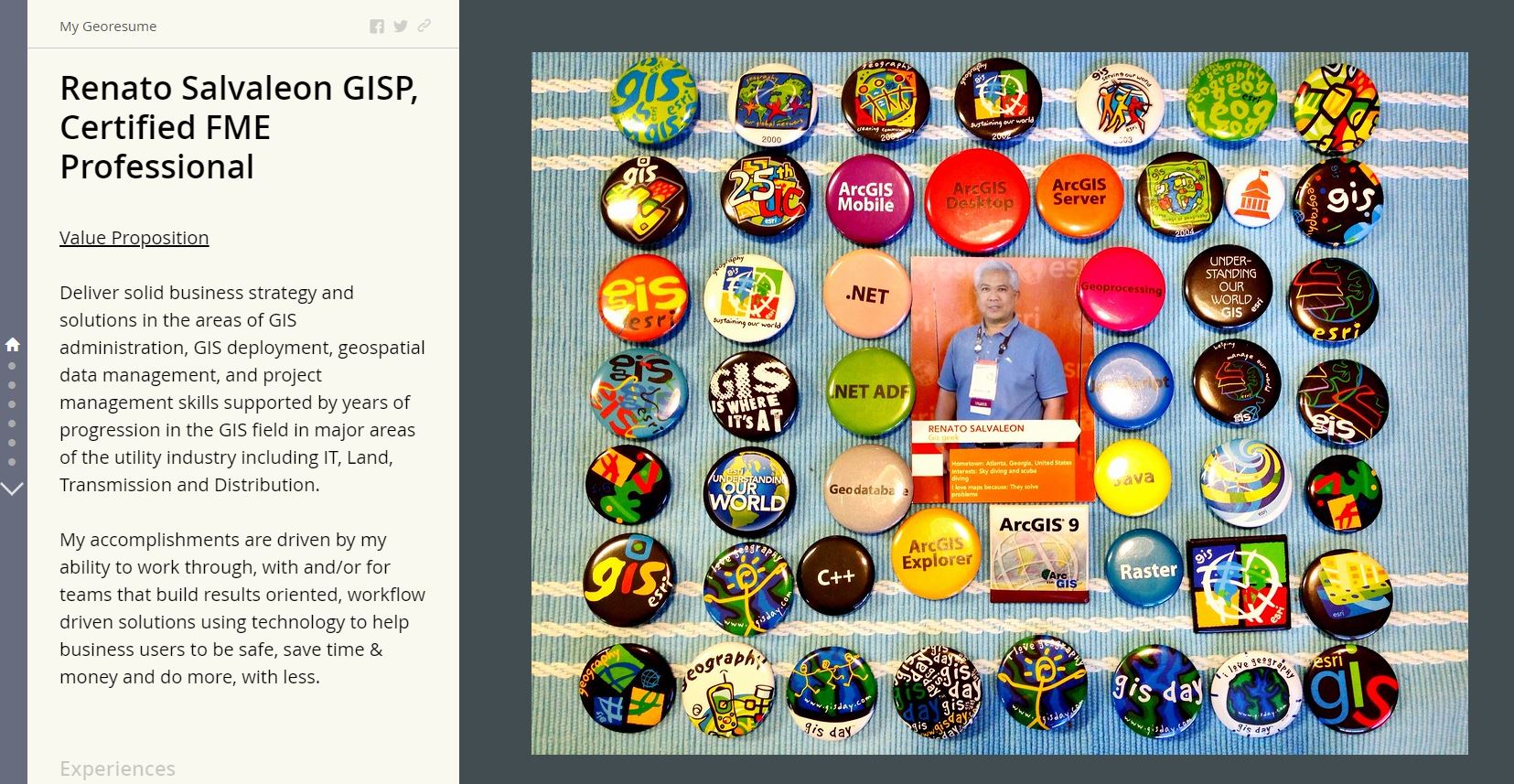 Create a story map of your CV or resume! - Esri Community