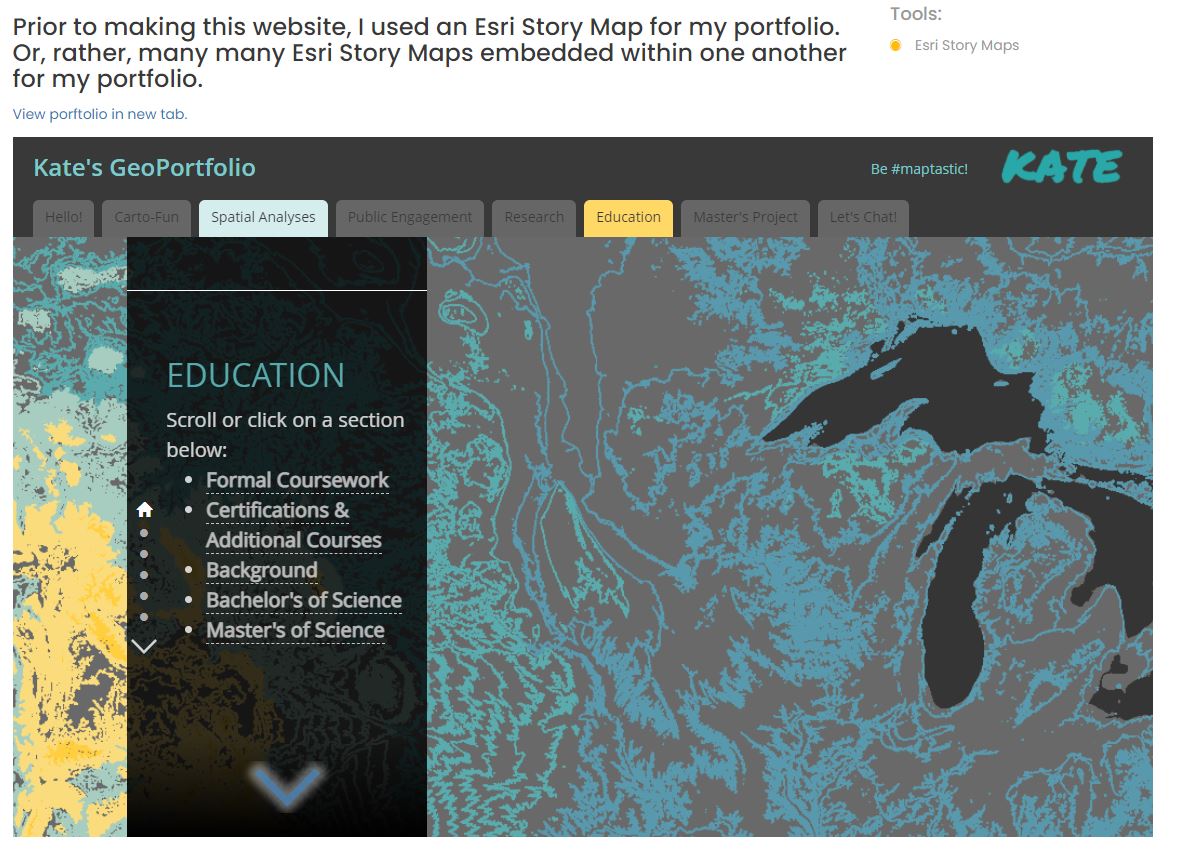 Create a story map of your CV or resume! - Esri Community