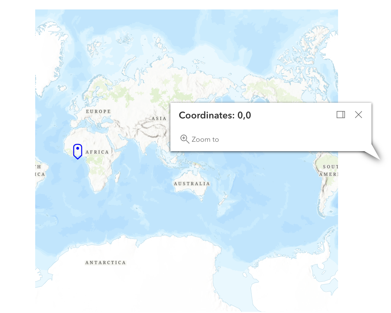 Solved: Location of Popup after panning 'Around the World' - Esri Community