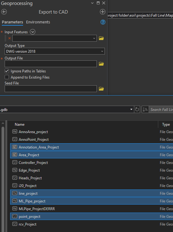 GDB to CAD best practices - Esri Community