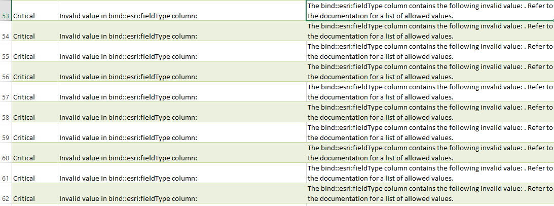 Solved: bind::esri:fieldType is empty but survey analysis ... - Esri Community
