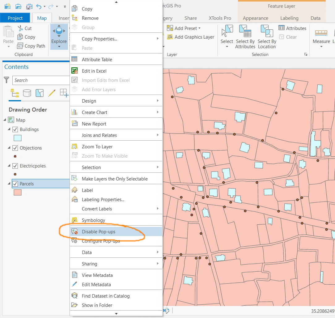 Solved: ArcGIS Pro 2.6: How to disable the “identify” for ... - Esri ...