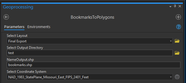 Is it possible to export my bookmarks as a layer (... - Esri Community