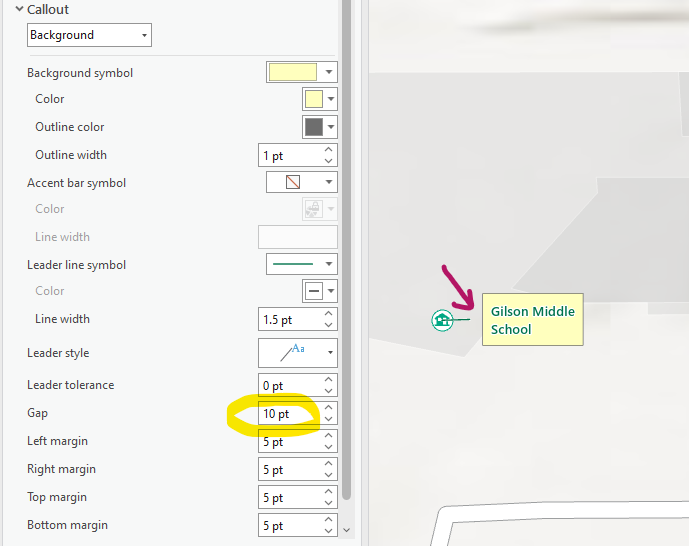 Solved: How to not cover marker symbols with leader lines? - Esri Community