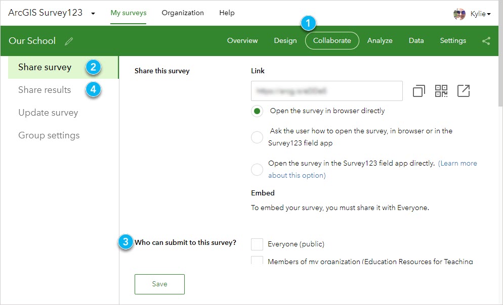 See results while collecting data in Survey123 - Esri Community