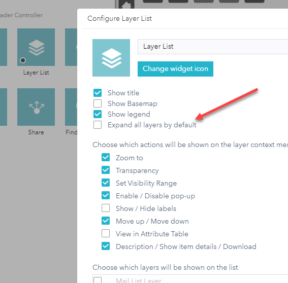 Solved: Web App Builder - Layer List Expanded by Default? - Esri Community