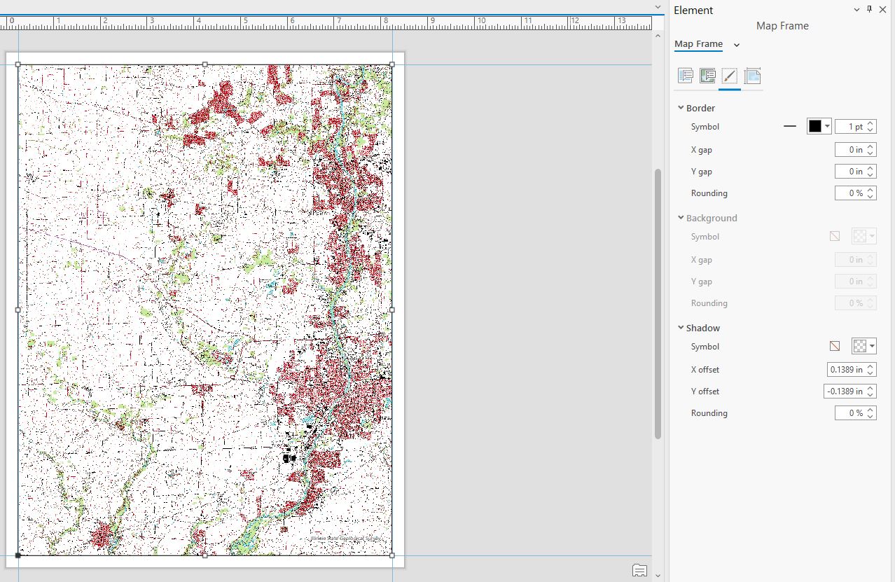 Solved: Can not modify background of map frame - Esri Community