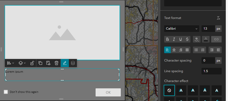 Splash Pages: Change font formatting of confirmati... - Esri Community
