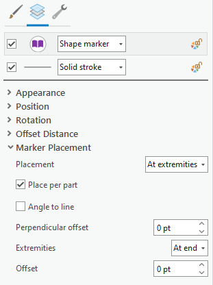 Solved: How to not cover marker symbols with leader lines? - Esri Community