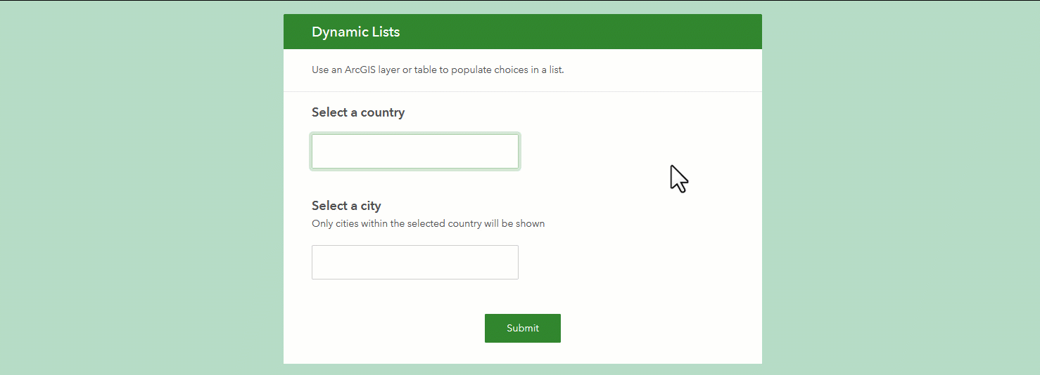 Survey123 Tricks of the Trade: Dynamic lists (Web ... - Esri Community