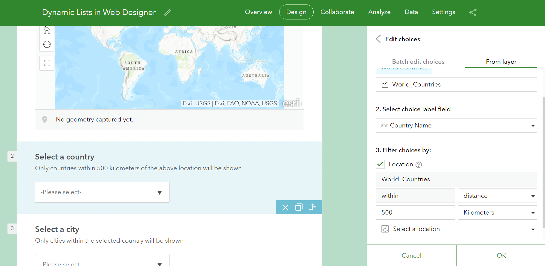 Survey123 Tricks of the Trade: Dynamic lists (Web ... - Esri Community