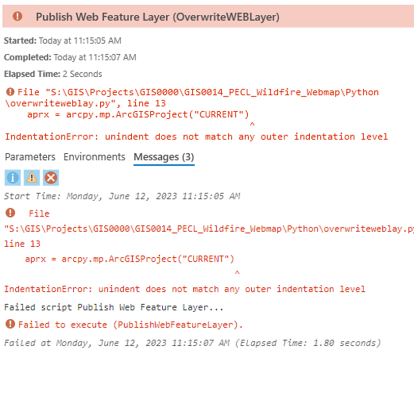 Publish and overwrite web layers in ModelBuilder - Esri Community
