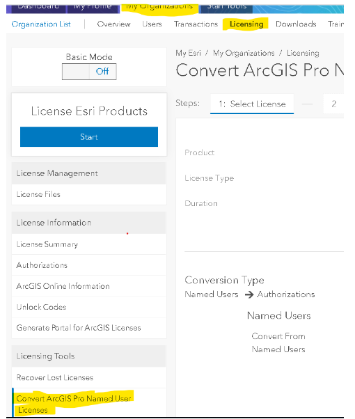 How to convert a PRO Single-Use license to Concurr... - Esri Community