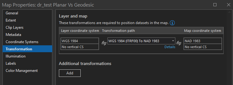 Which Coordinate Systems for a Map in ArcGIS Pro i... - Esri Community