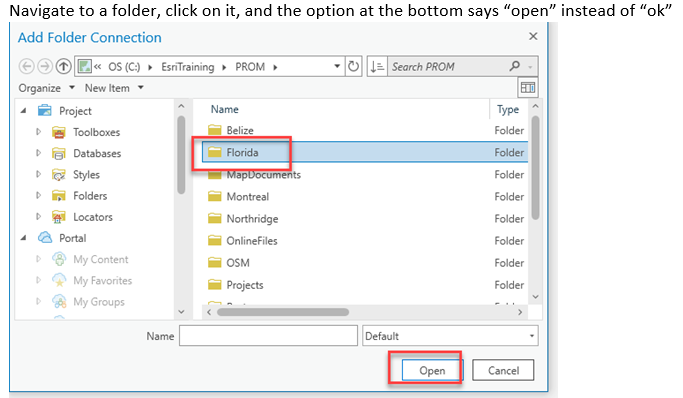 Help! Can't add folder connections or data to Arcg... - Esri Community