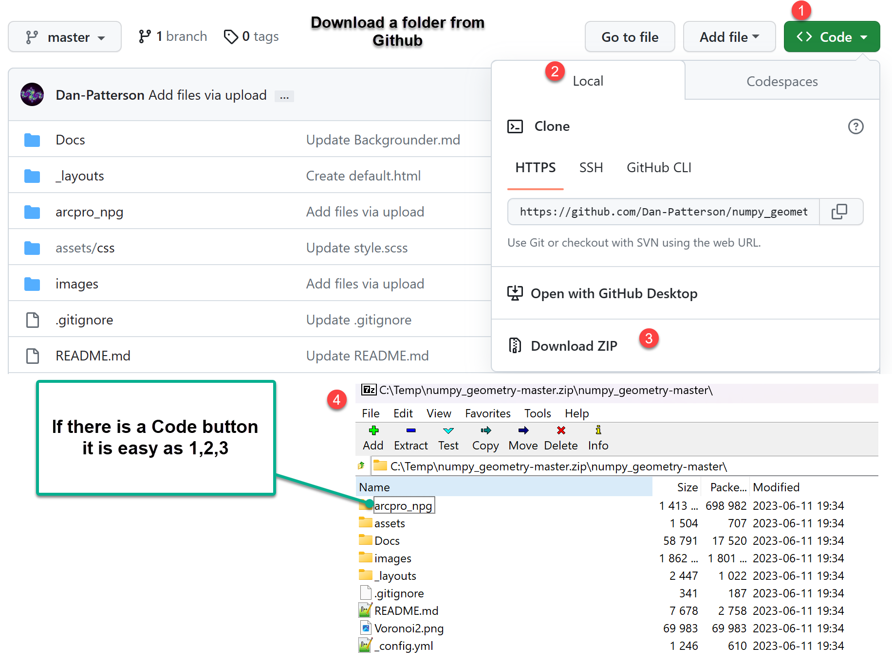How to download a single sample from the GitHub - Esri Community