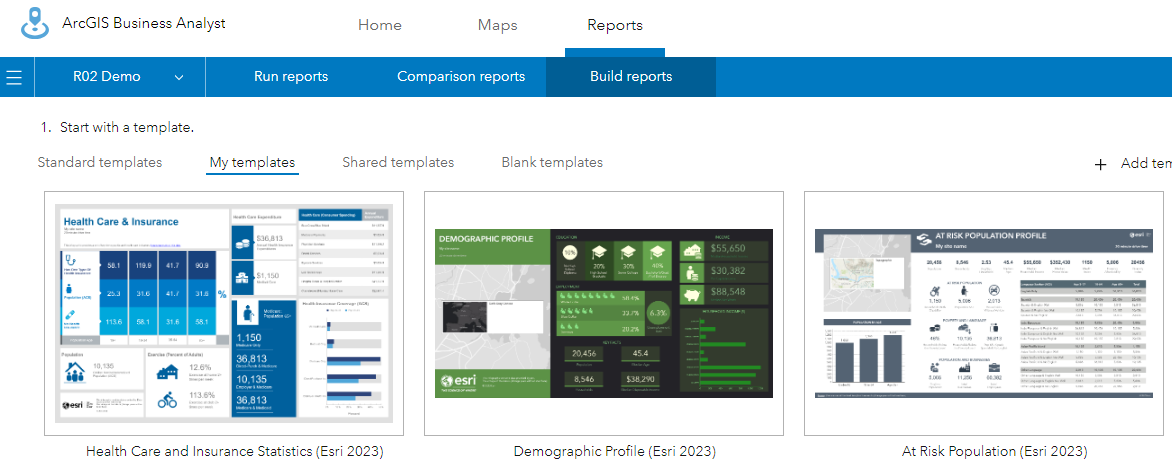 Update your custom infographics and reports to Esr... - Esri Community
