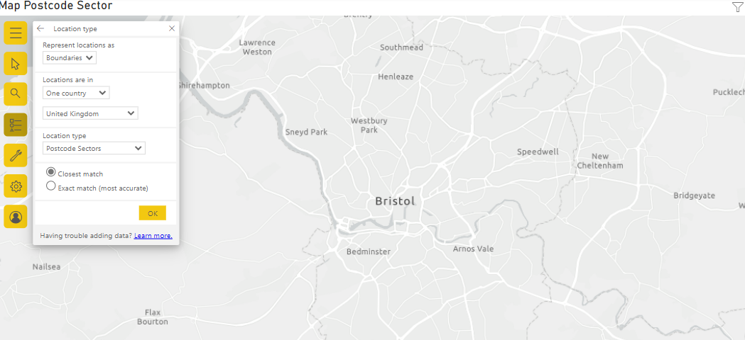 UK Postcode Sectors not loading on the ARCGIS for ... - Esri Community