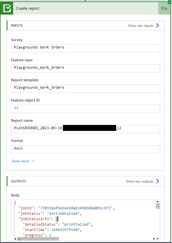 Solved: Survey123 Create Report Action Failing - Esri Community