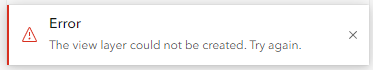 Why isn't Create View Layer working for some layer... - Esri Community