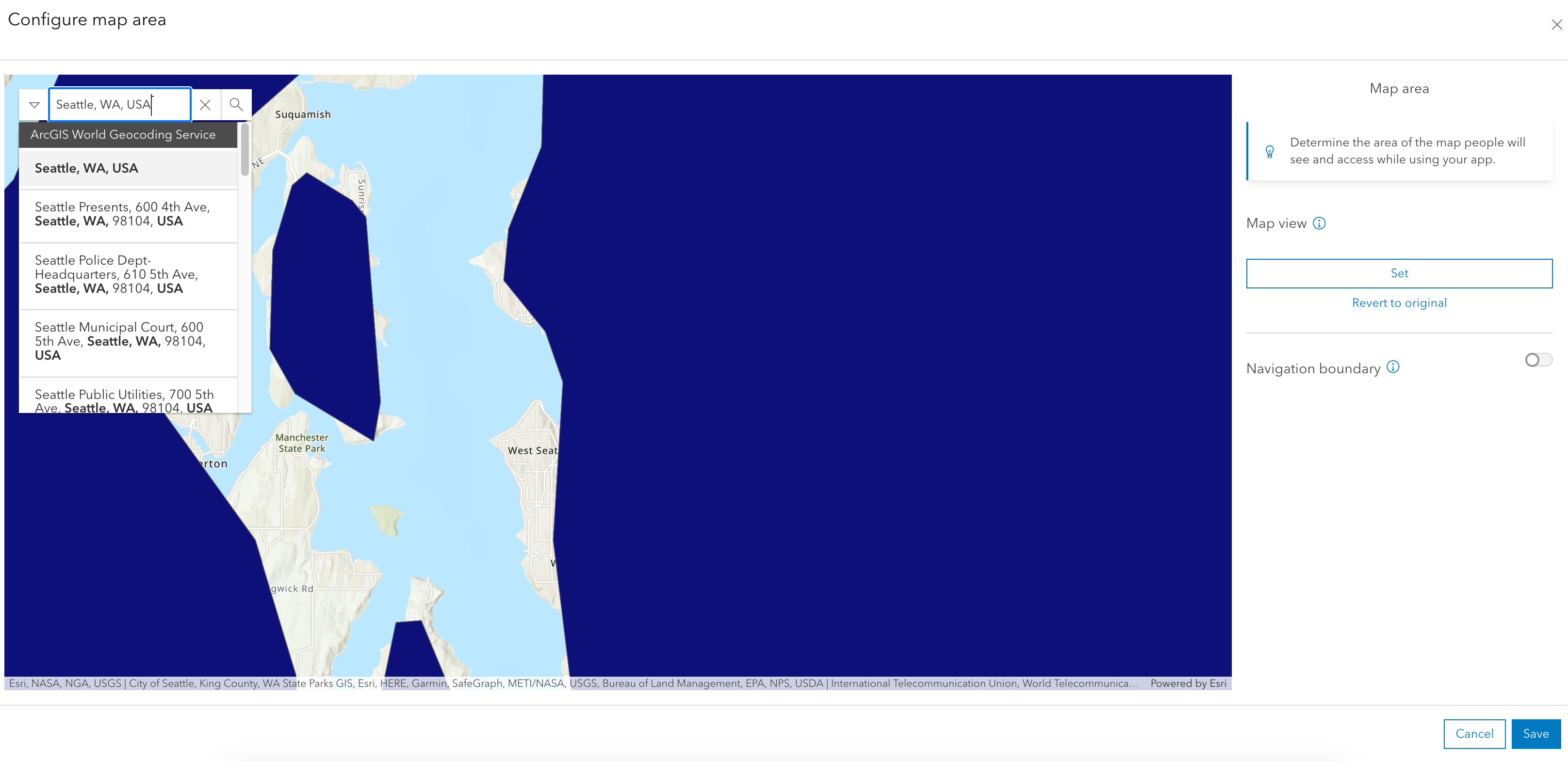 Add the ability to Set initial extent (like webapp... - Esri Community