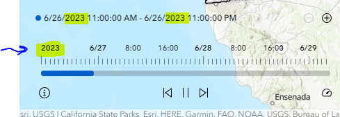 Solved: Timeline widget starts with the 4-digit year, all ... - Esri ...