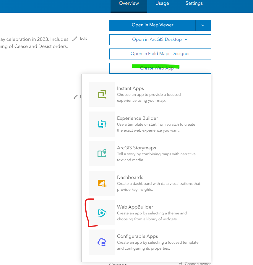 Webapp Builder No Longer Available from Web Map - Esri Community