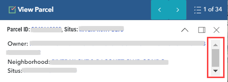 Vertical scrollbar in popup always showing - Esri Community