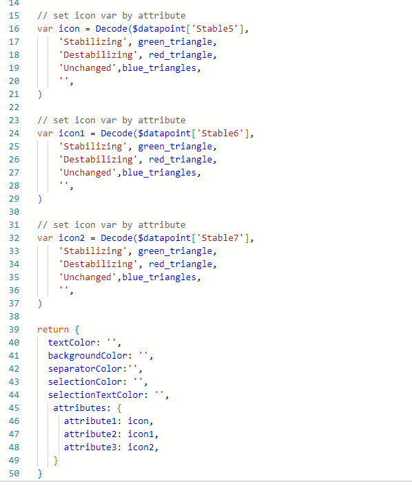 Solved: List widget: changing fields to icons in a list? - Esri Community