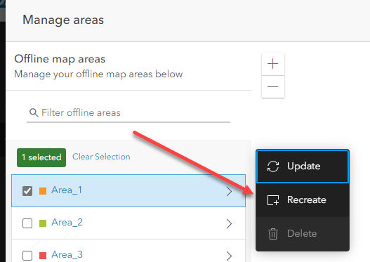 Offline map area unidirectional sync - Esri Community