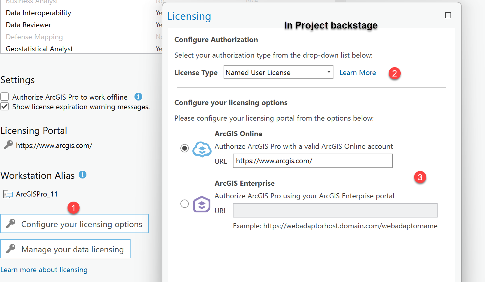 Solved: Set ArcGIS Pro to launch with specified license ty... - Esri Community